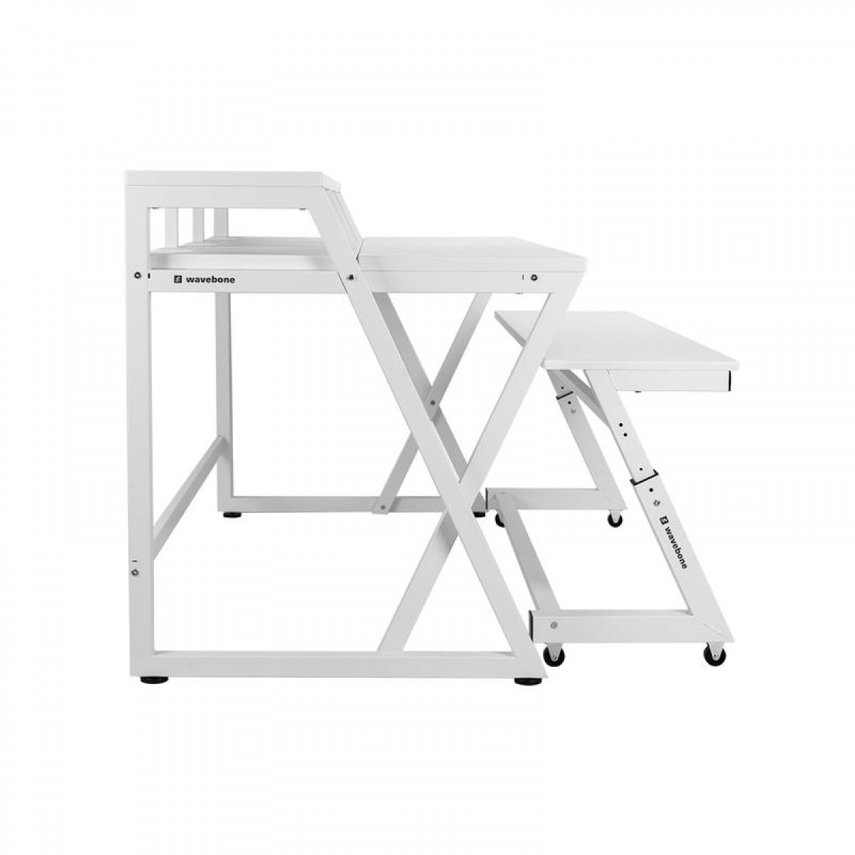 Wavebone Headquarter Full Size 88 Key Studio Desk - White